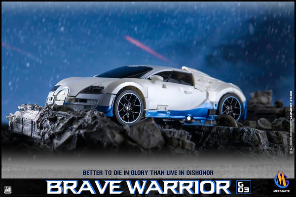 Metagate G03 G-03 Brave Warrior (Bayverse Drift White Version) 20cm / – TFSAFARI