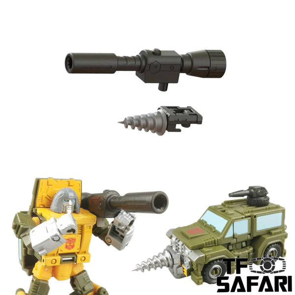 Matrix Workshop M93 M-93 Weapon set (Guns / Sword) for Studio Series 8 ...