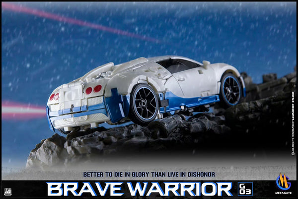 Metagate G03 G-03 Brave Warrior (Bayverse Drift White Version) 20cm / – TFSAFARI
