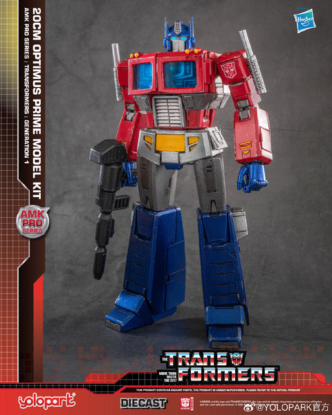 Yolopark AMK Pro Series G1 Optimus Prime Pre-Assembled Model Kit 20cm ...