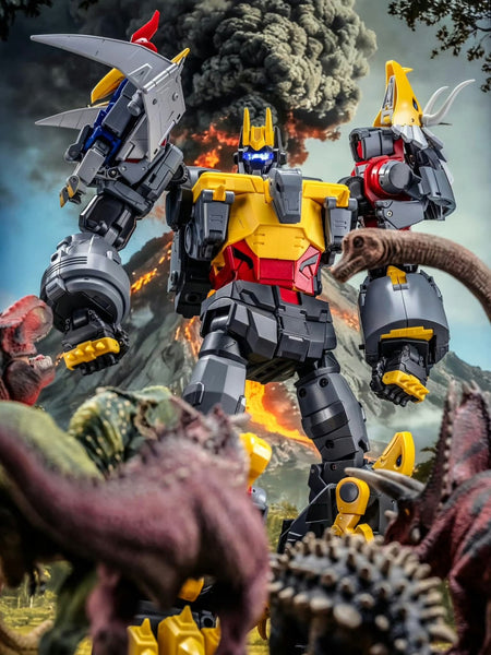 Newage H72 H-72 Typhon (Ankylosaurus Dinobot Volcanicus Combiner) New ...