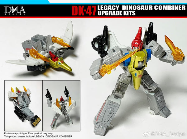 【Pre-Order】DNA Design DK-47 DK47 Upgrade Kits for Legacy Dinosaur Comb ...