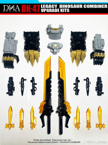 【Pre-Order】DNA Design DK-47 DK47 Upgrade Kits for Legacy Dinosaur Comb ...