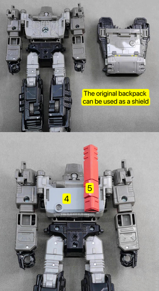 Black Soil Lab BS01 BS-01 IDW Upgrade Kit / Weapon Set for Siege Megat ...