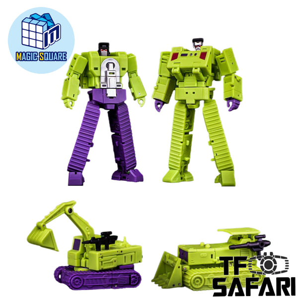 Magic Square MS Toys MS-B41A Excavator (Scavenger) & MS-B42A Bulldozer ...
