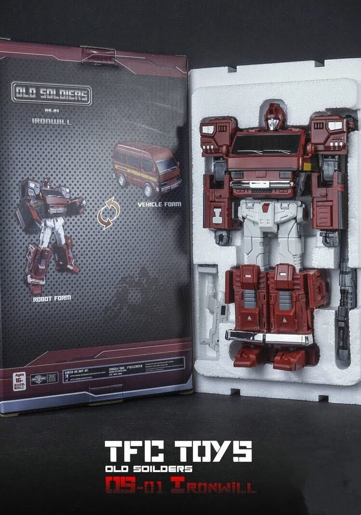 TFC Toys Old Soldiers OS-01 OS01 Ironwill (Ironhide) 20cm – TFSAFARI