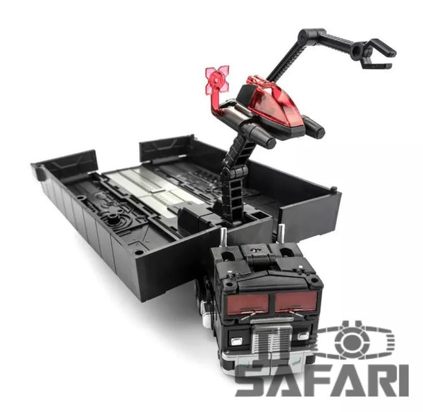 DX9 Toys X34B Plissken (Nemesis Prime w/ Trailer) Black Version 10.5cm ...