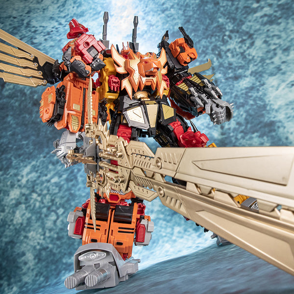 【Loose Pack】JB Jinbao OS Combiner Predaking (Oversized MMC Feral Rex ...