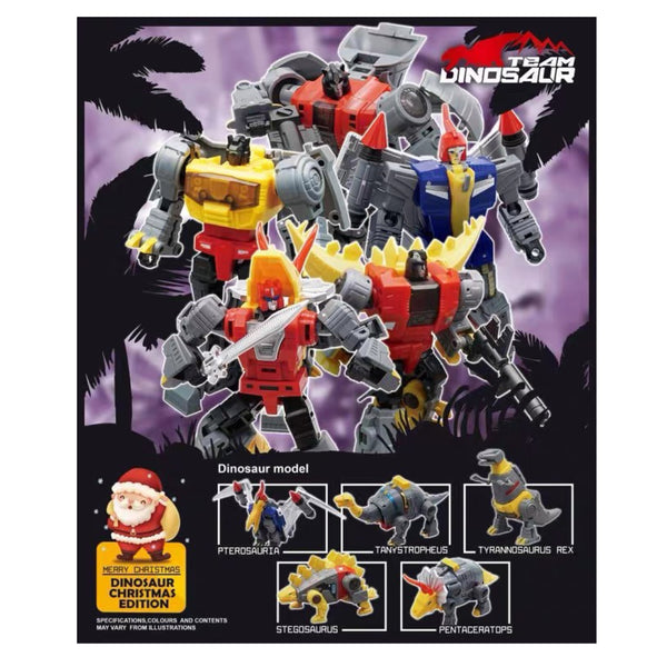MFT MechFansToys MF21N / 22N / 23N / 24N / 25N Dinobots 5 in 1 X'mas V ...