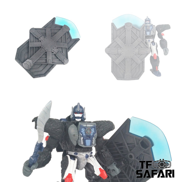 Shockwave Lab SL-117 SL117 Blast Shield for Kingdom Optimus Primal Upg ...