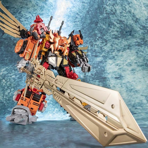 【Loose Pack】JB Jinbao OS Combiner Predaking (Oversized MMC Feral Rex ...