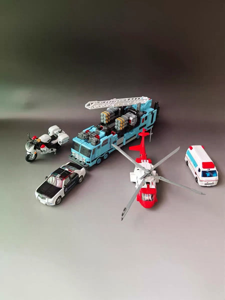 Yes Model Combiner Defensor (Oversized MTCM MTCM-04 Guardia ) Full Set ...