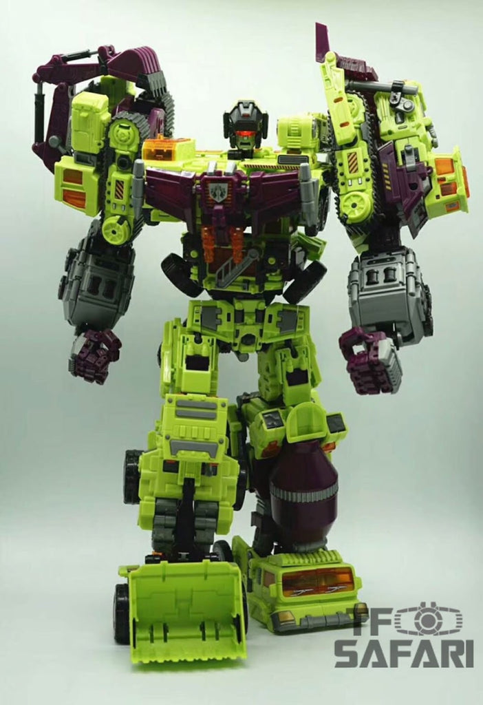 NBK Devastator Green TF Engineering Full Set 6 in 1 (GT-01 Devastator ...