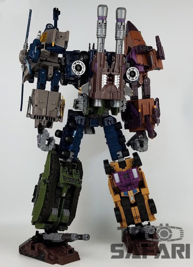 【loose pack】JB Jinbao Bruticus (Oversized Warbotron Combiner) 5 in 1 N ...